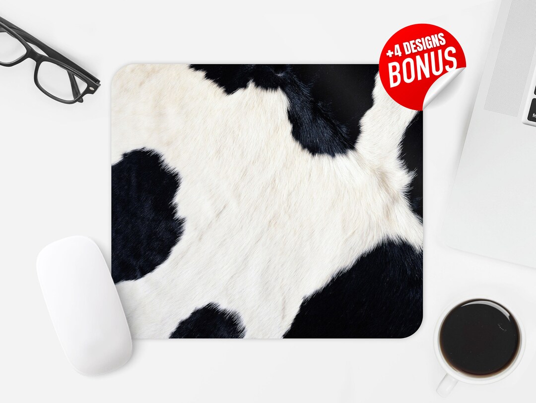 Cowhide Mouse Pad Sublimation Design, Country Western Computer Mouse ...