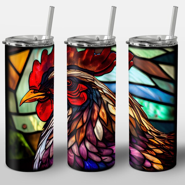 Colored Glass Chicken - Etsy