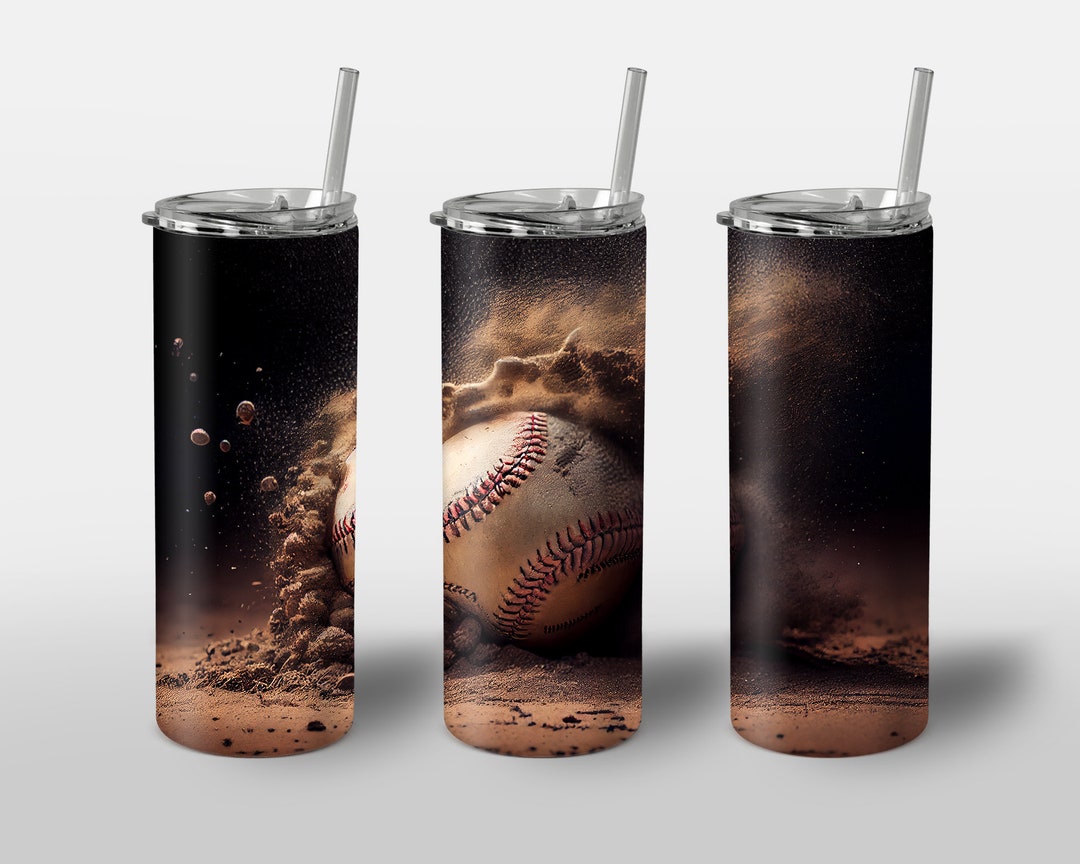 Baseball Design for Tumbler, Alcohol Ink Art, Dirty Ball Duster ...