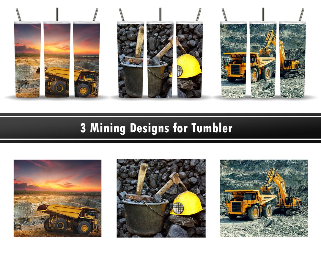 Mining Designs Bundle for Tumbler, Haul Truck Excavator Mining Tools ...