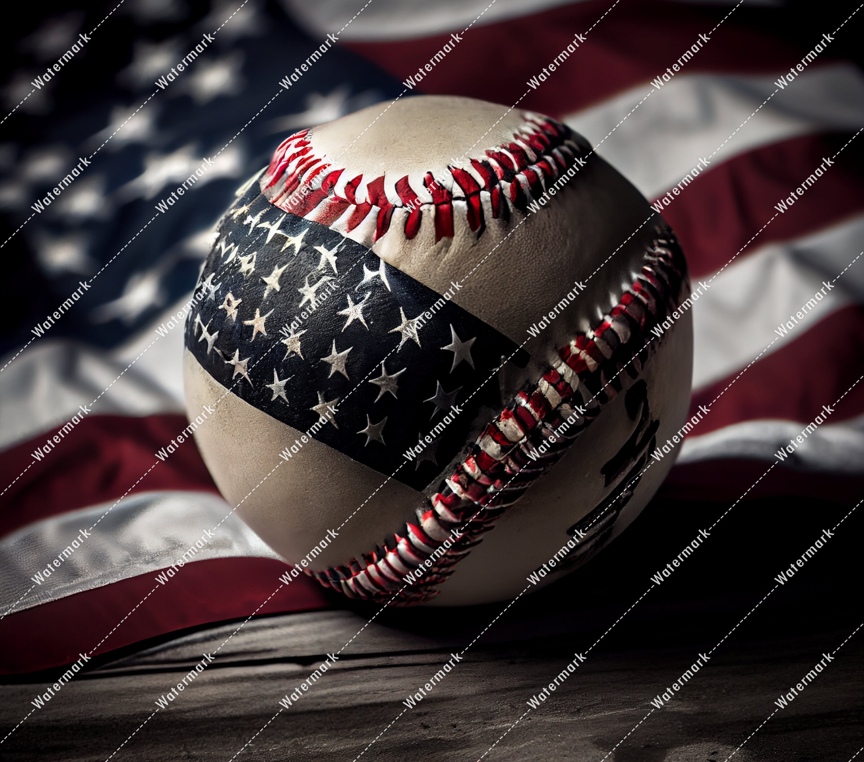 Baseball American Flag Design for Tumbler, Alcohol Ink Art, USA Flag ...