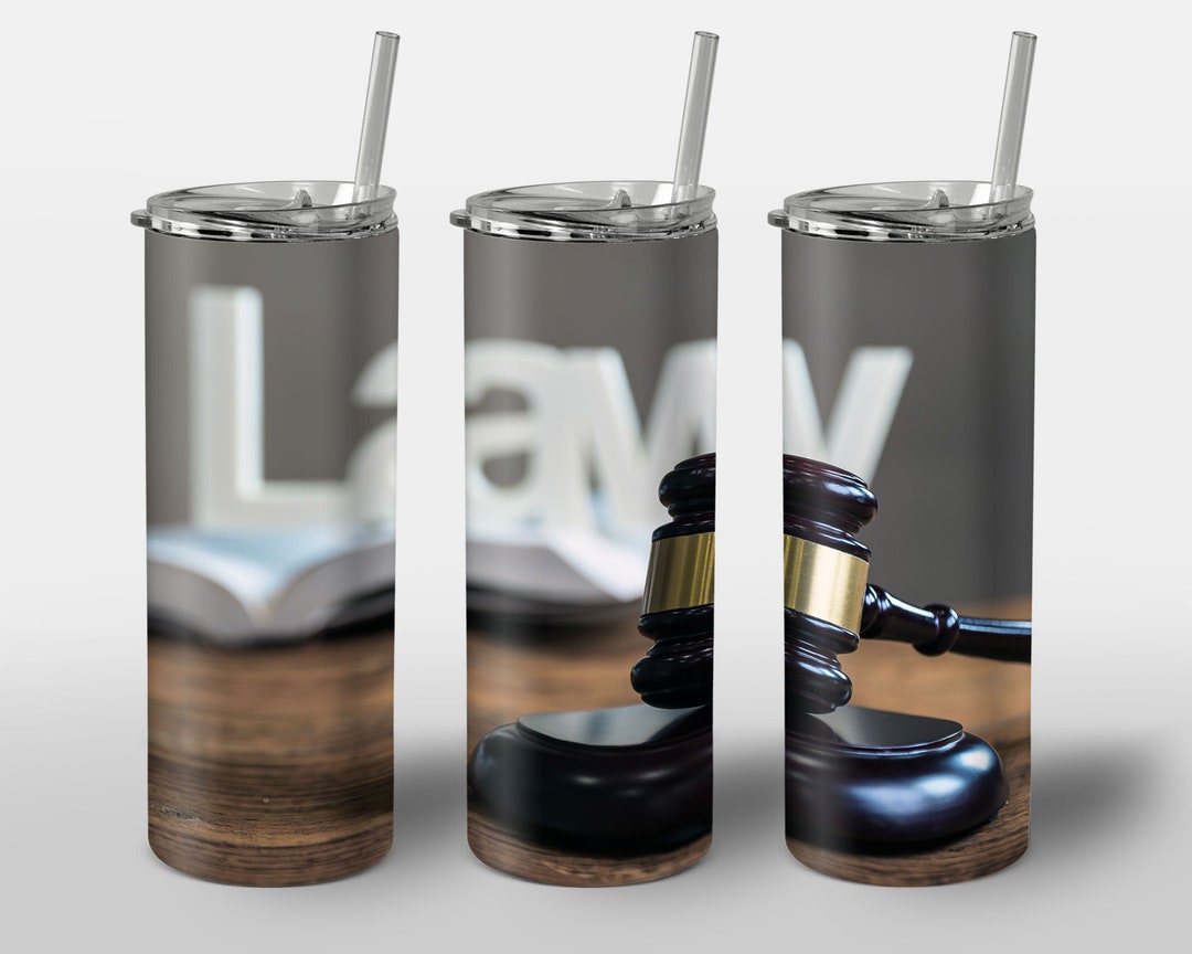 Law Design for Tumbler, Law Firm Justice Notary Judge Hammer Balance ...