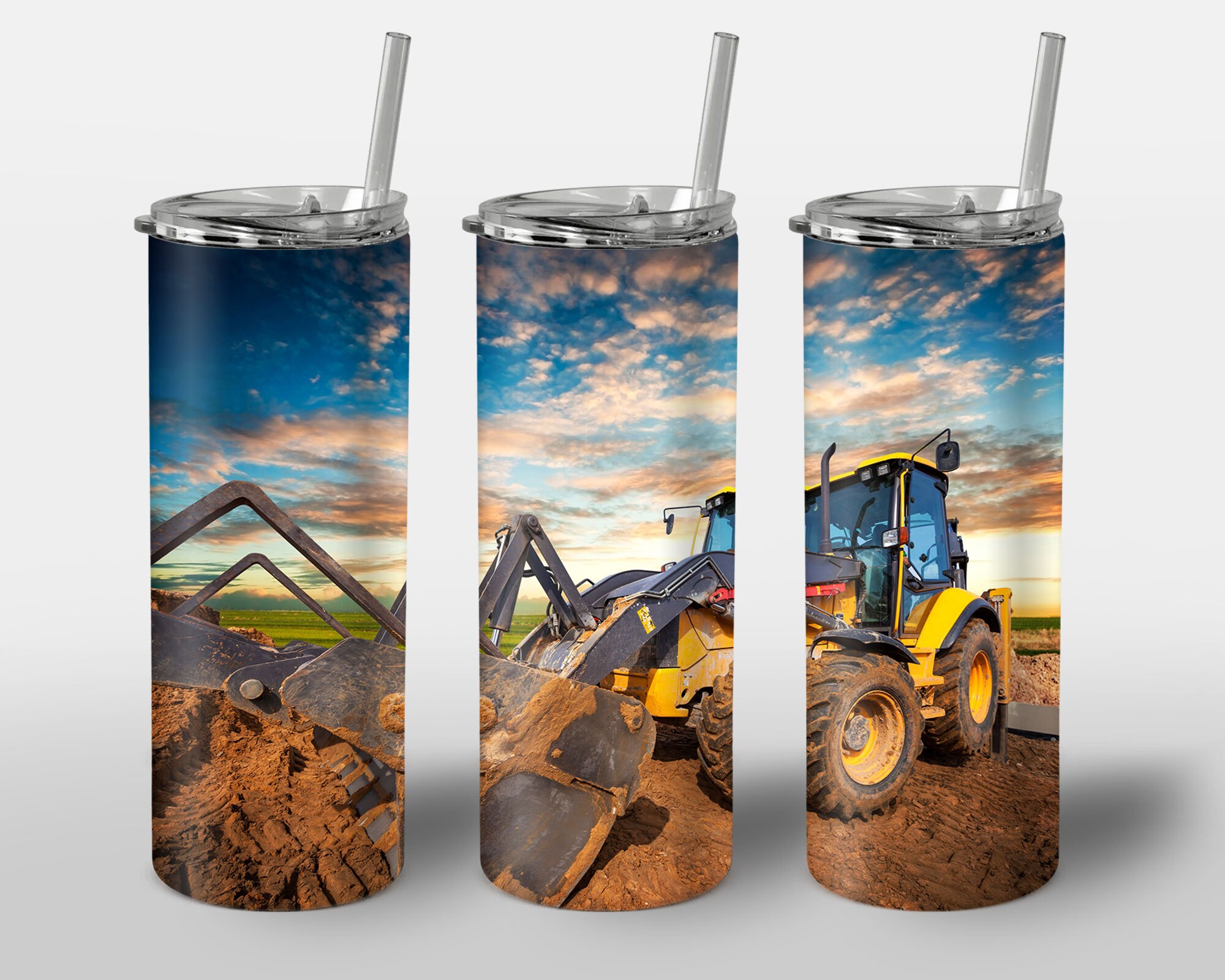 Backhoes Design for Tumbler Front Loader Engine Mining - Etsy