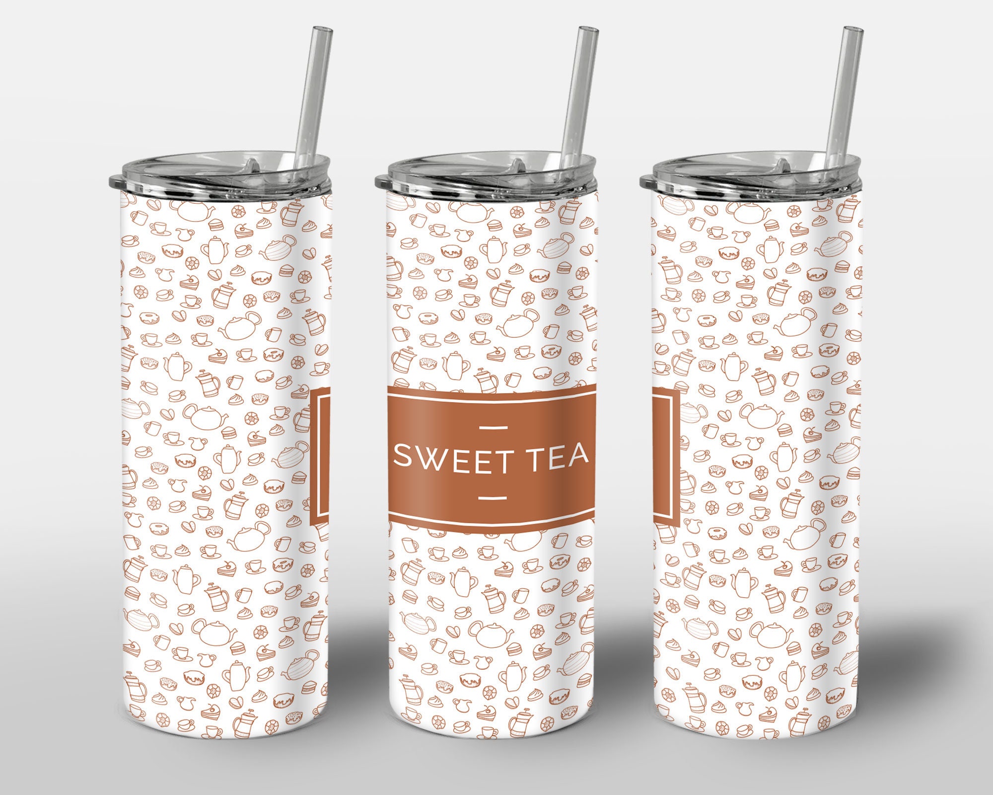 Sweet Tea Design for Tumbler Sweet Tea Pattern Background - Etsy