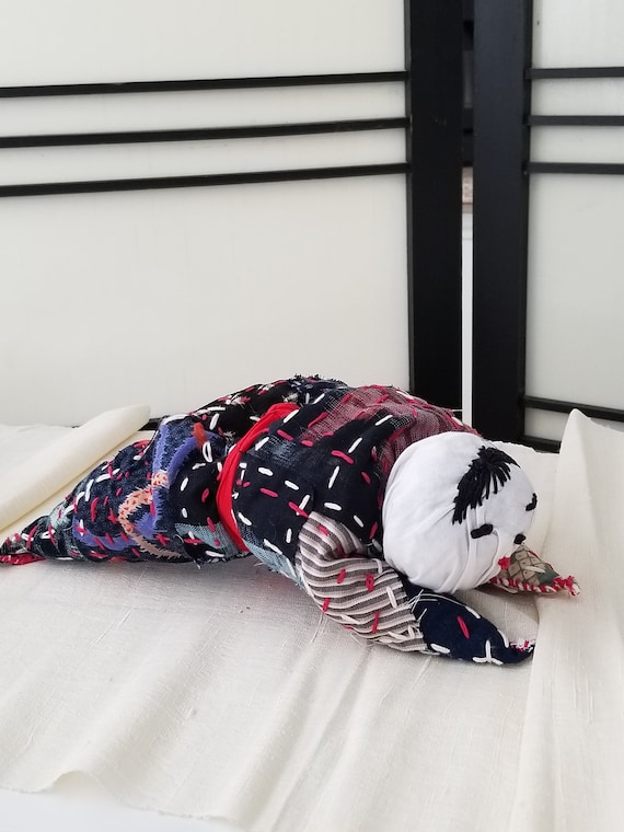 Vintage Fabrics Japanese Hoko Doll Boro Kit Everything | Etsy