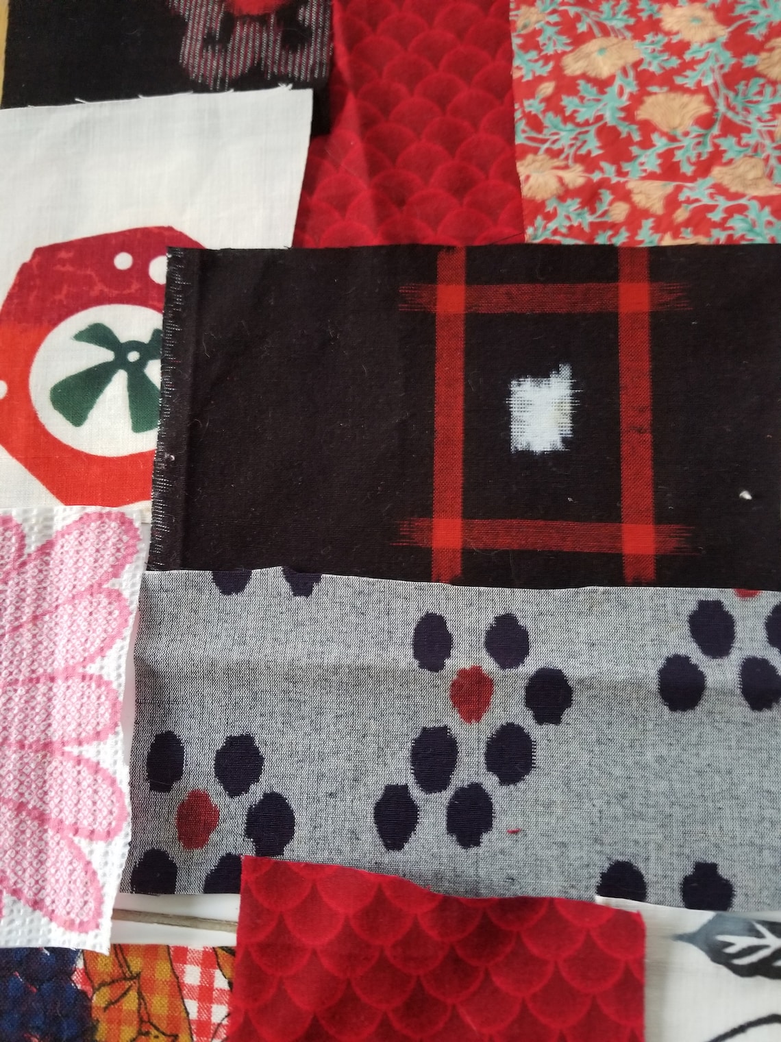 Vintage Red Boro Kit Some New. the Best Visible Mending/slow Stitching ...