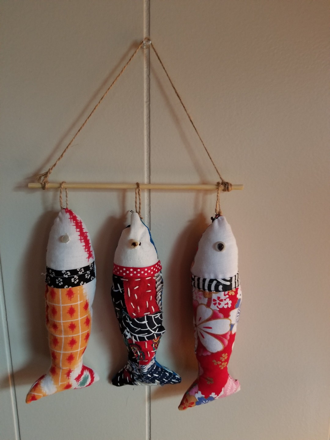 Kit!! Vintage Japanese Yukata Fabric 'today's Catch' Easy and Fun - Etsy