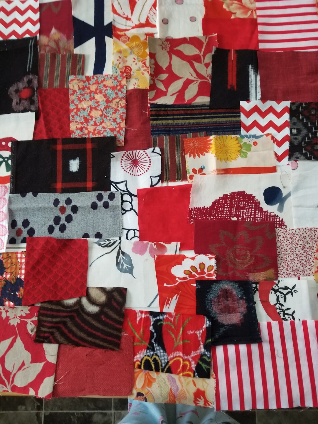 Vintage Red Boro Kit! Some New. the Best! Visible Mending/slow ...