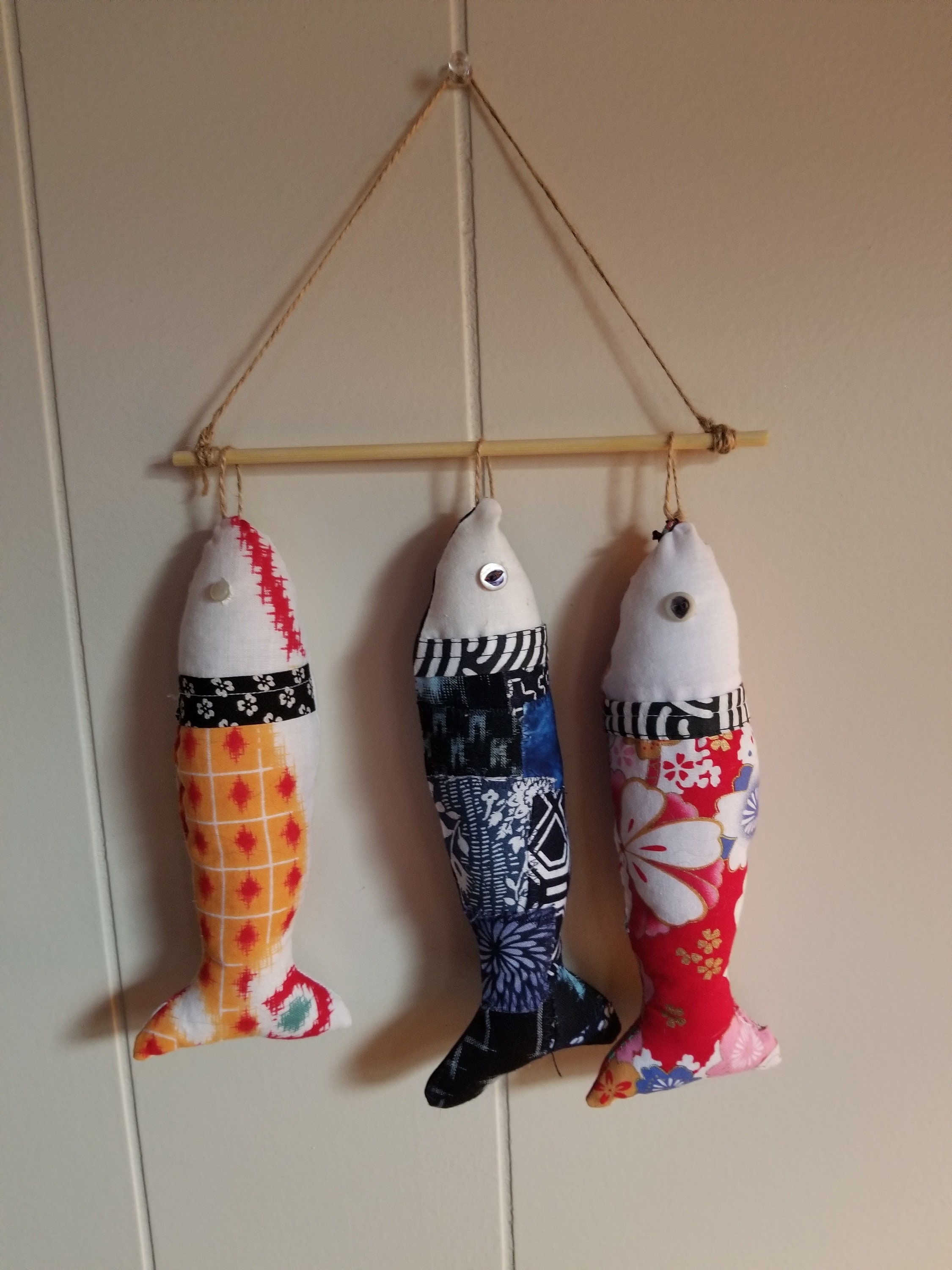 Kit Vintage Japanese Yukata Fabric 'today's Catch' Easy and Fun - Etsy