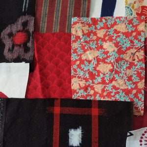 Vintage Red Boro Kit! Some New. the Best! Visible Mending/slow ...