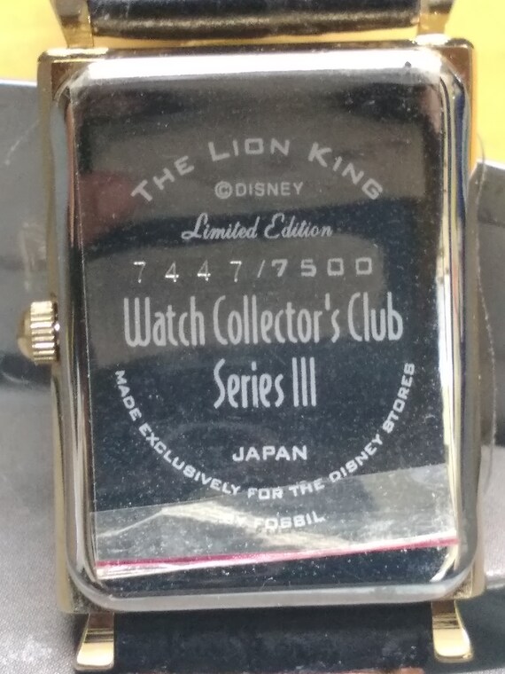 Watch - Vintage Disney Collector's Series Limited Edi… - Gem