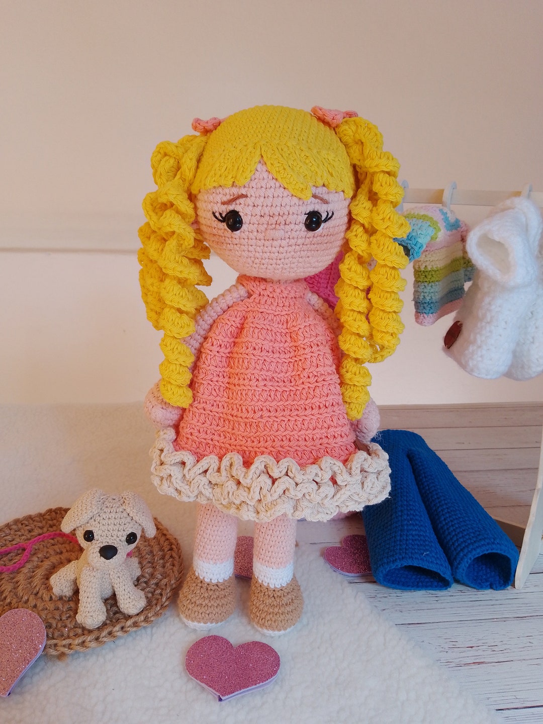 Pattern, Tutorial, PDF, Amigurumi Doll, Paulina Spanish - Etsy