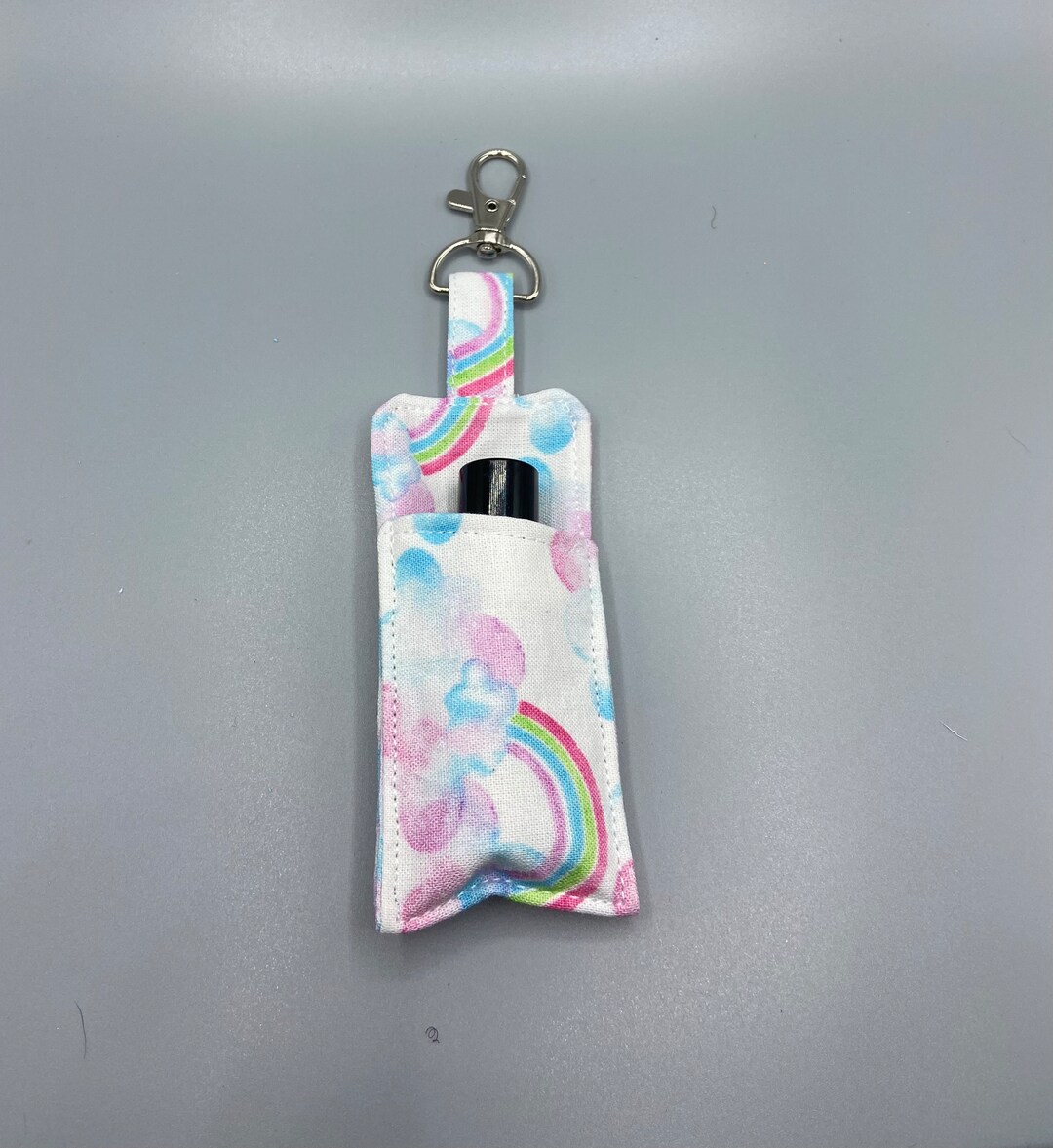 Whimsical Rainbow and Clouds Lip Balm/lipstick/chapstick Holder - Etsy
