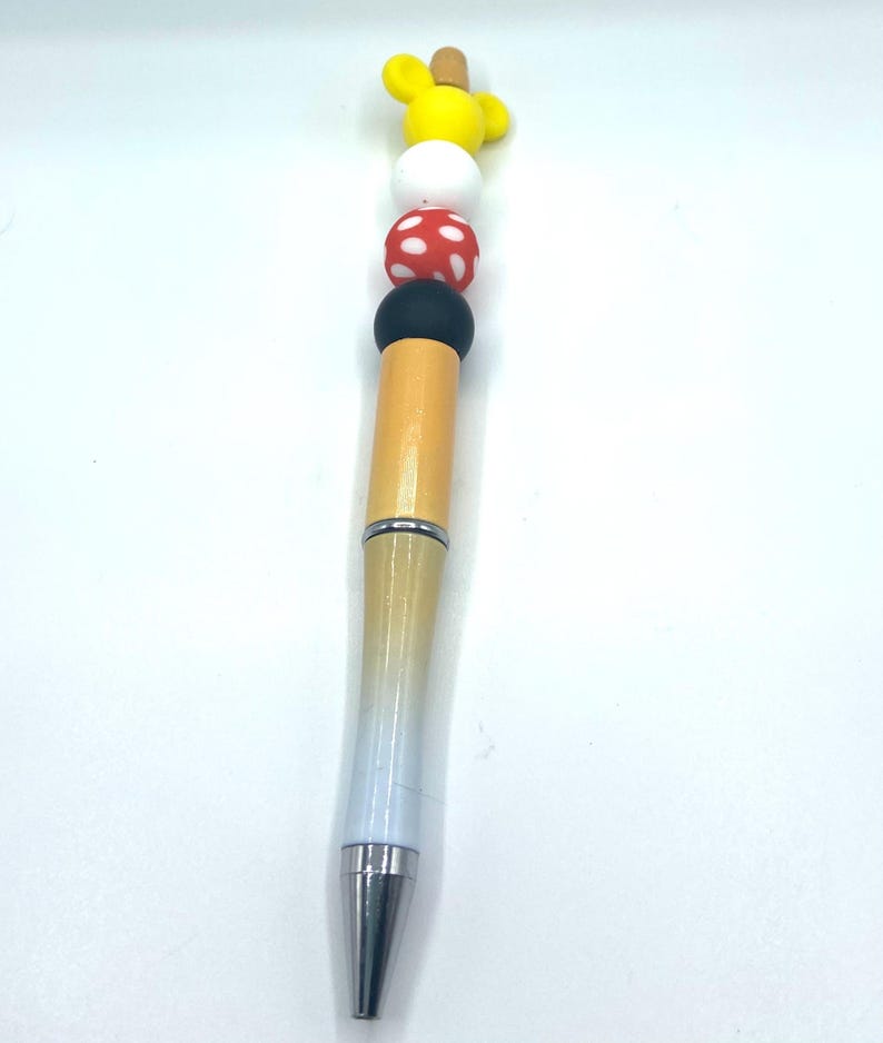 Beaded Mickey Mouse Pen - Etsy