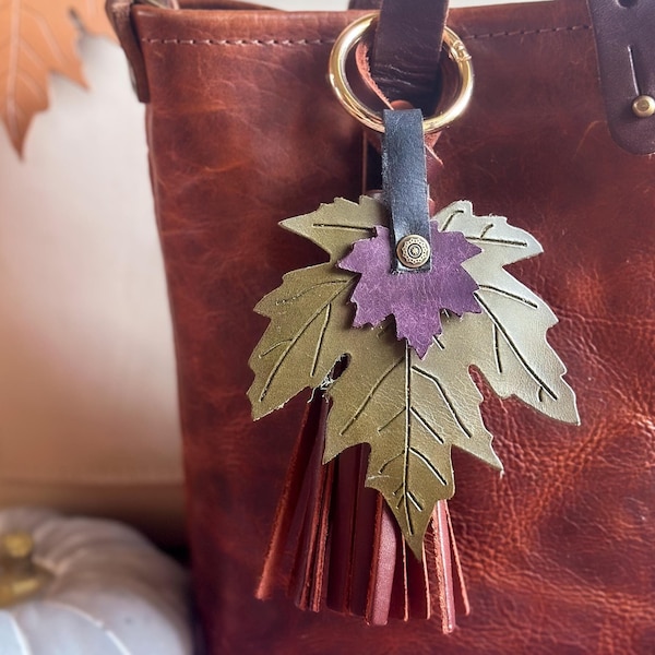 Leather Leaf Purse - Etsy