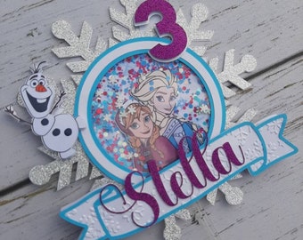 Frozen Elsa Cake Topper Set - Etsy