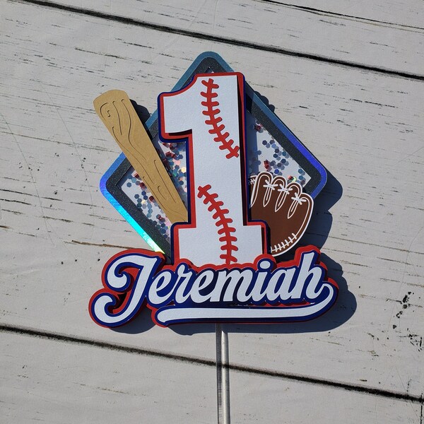 Baseball Cake Topper - Etsy