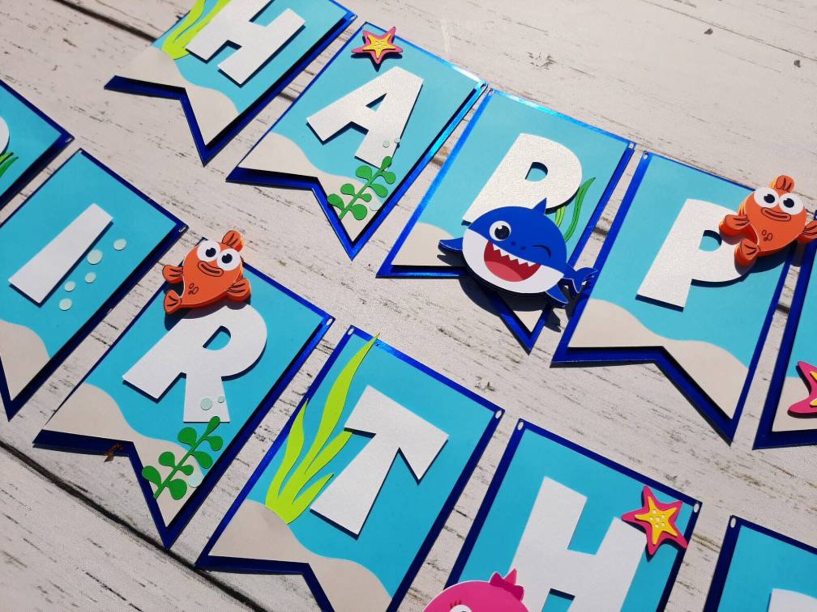 Baby Shark Baby Shark Banner Baby Shark Party Decor Baby | Etsy