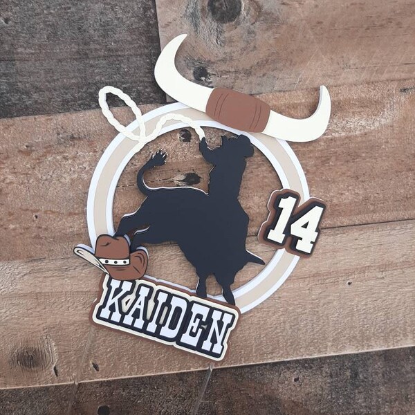 Cowboy Cake Topper - Etsy