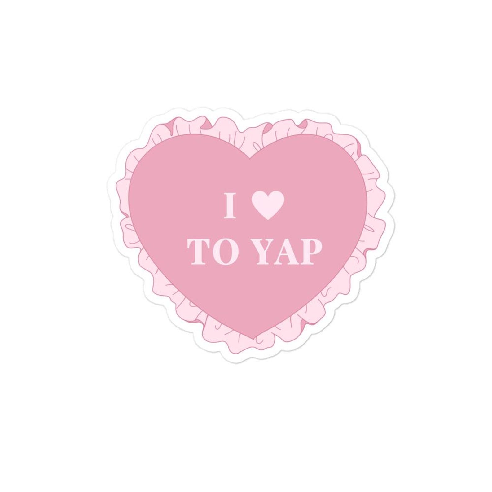 I 3 to Yap Sticker - Etsy
