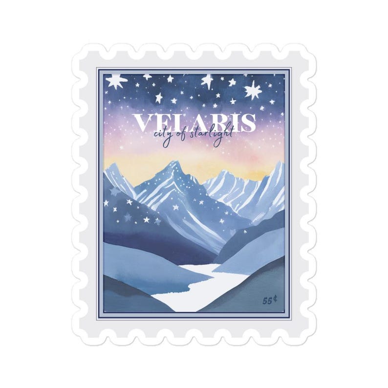 Velaris, City of Starlight Stamp Sticker - Etsy
