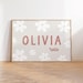 Personalized Daisy Name Nursery Print: Custom Girl's Room Decor ...