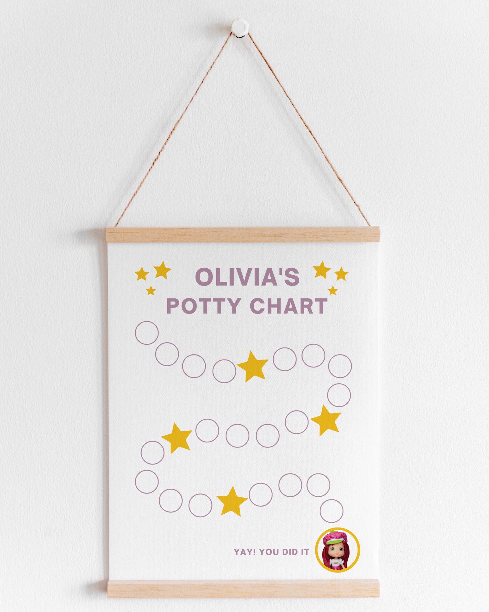Editable Potty Chart, Potty Training Chart, Custom Sticker Chart, Potty ...