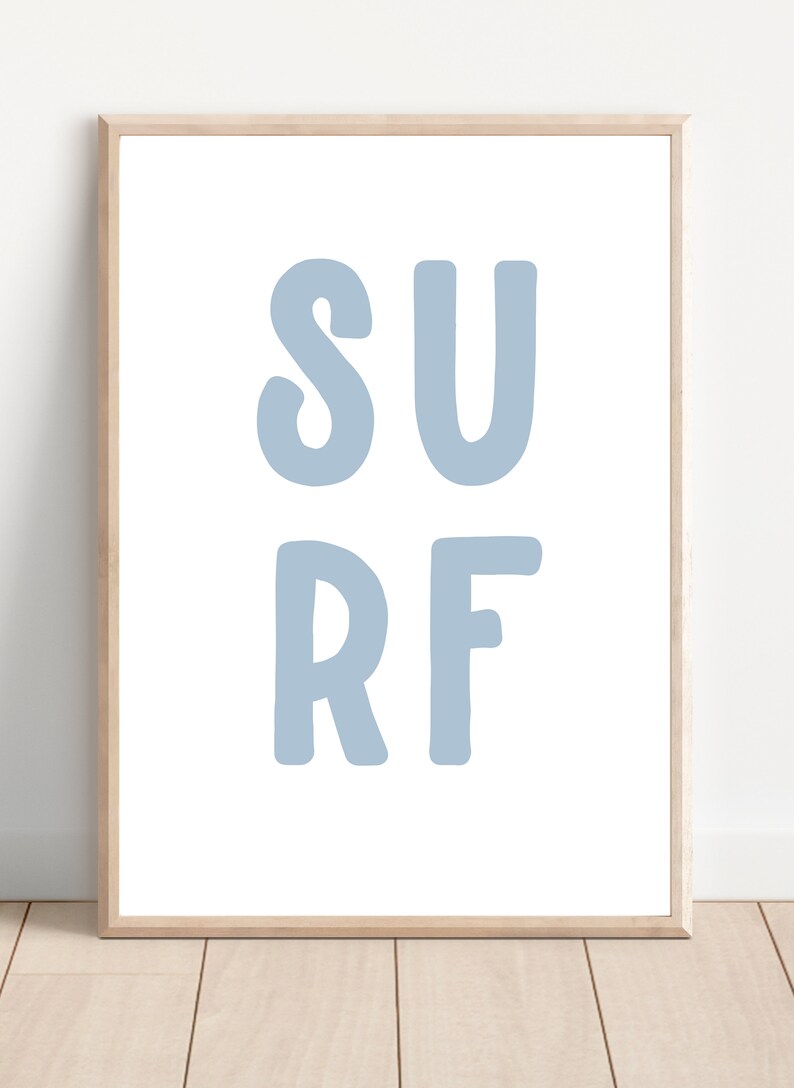 Boho Surf Gallery Wall Art Set of 6 Prints Surf Nursery - Etsy
