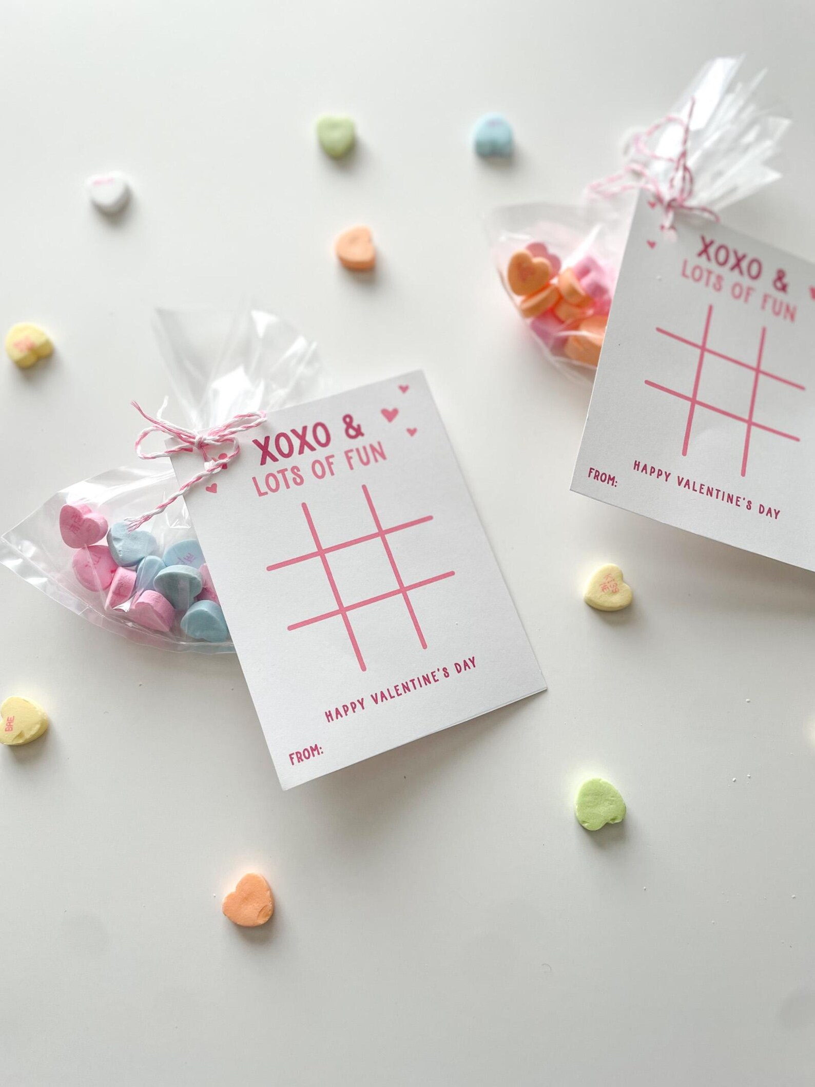 Printable Valentine's Tic Tac Toe Game, Valentine Tags, Happy Valentine ...
