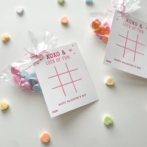 Printable Valentine's Tic Tac Toe Game, Valentine Tags, Happy Valentine ...