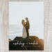 Minimalist LDS Wedding Invitation, Handwritten Wedding Invite, Photo ...