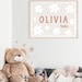 Personalized Daisy Name Nursery Print: Custom Girl's Room Decor ...