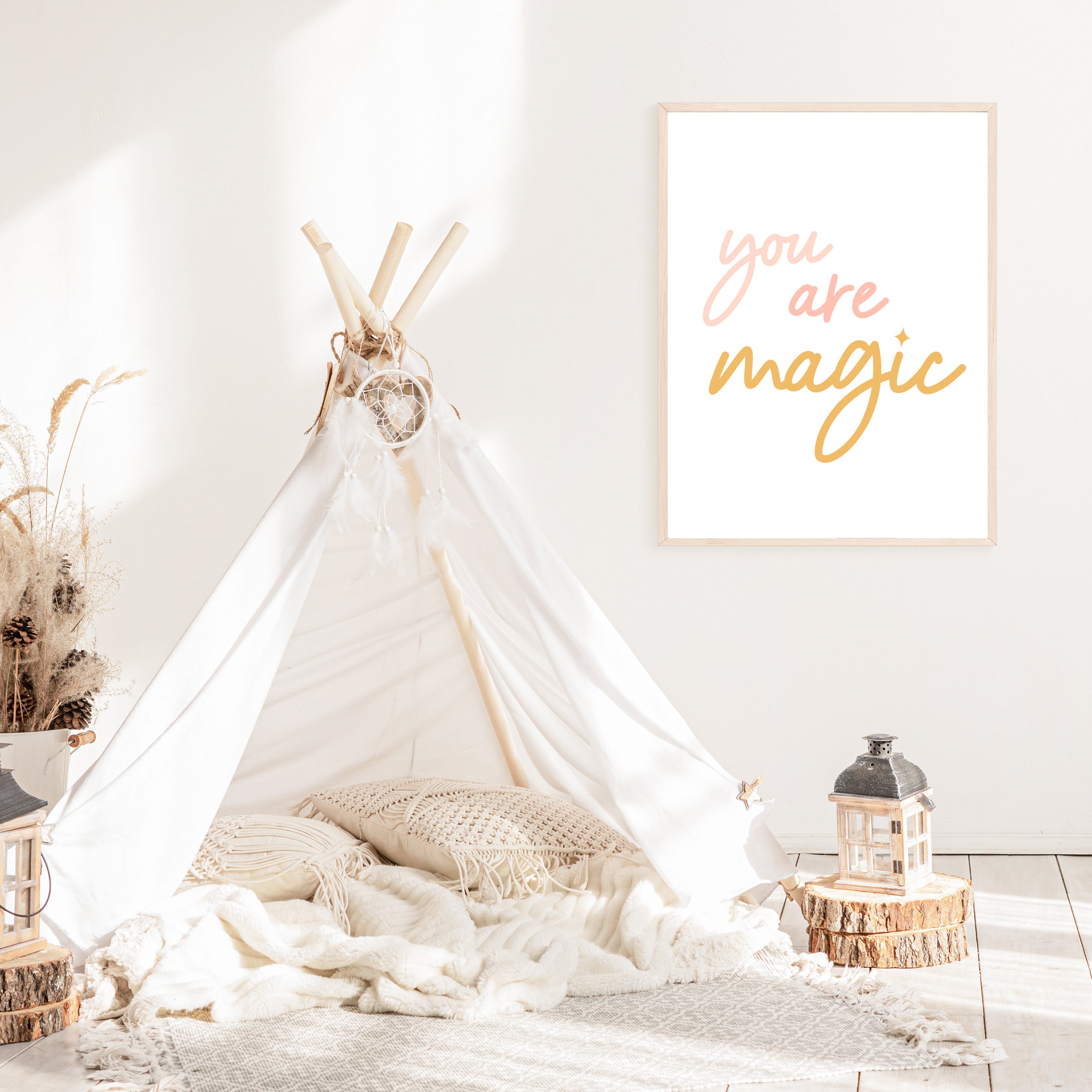 You Are Magic Printable Art, Kid Wall Art Digital Download Prints ...