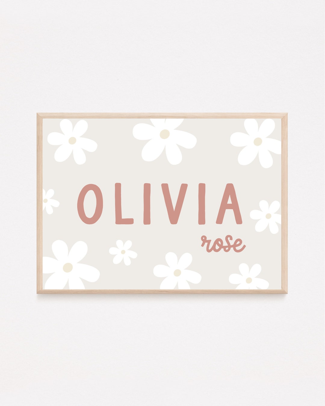 Personalized Daisy Name Downloadable Print Name, Custom Baby Name ...