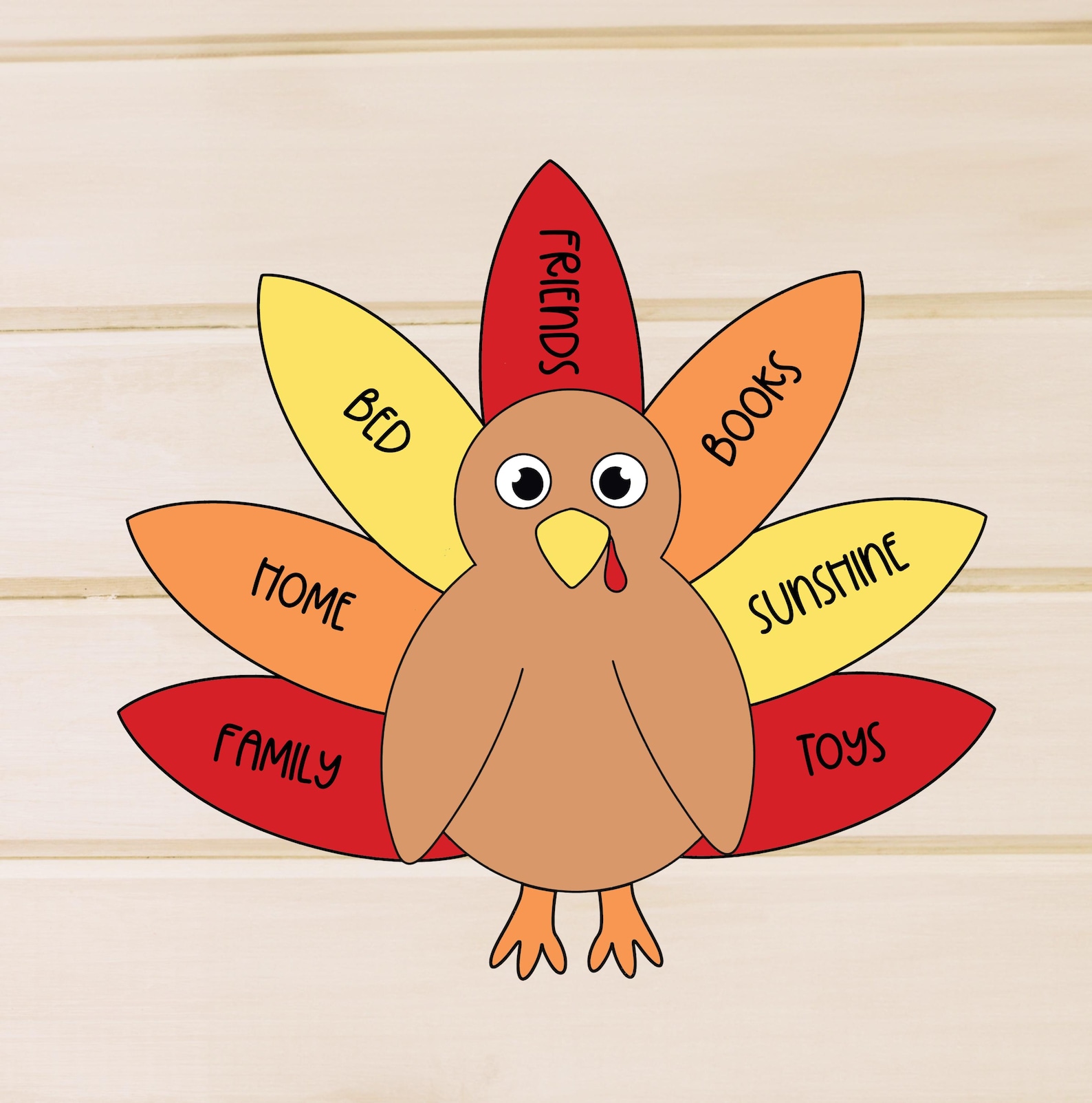 Printable Build a Turkey Kid's Craft, Printable Thanksgiving Craft, Fun ...