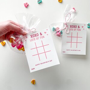 Printable Valentine's Tic Tac Toe Game, Valentine Tags, Happy Valentine ...
