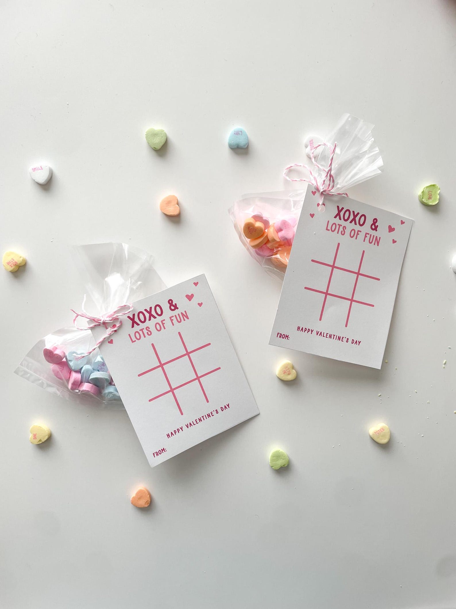 Printable Valentine's Tic Tac Toe Game, Valentine Tags, Happy Valentine ...