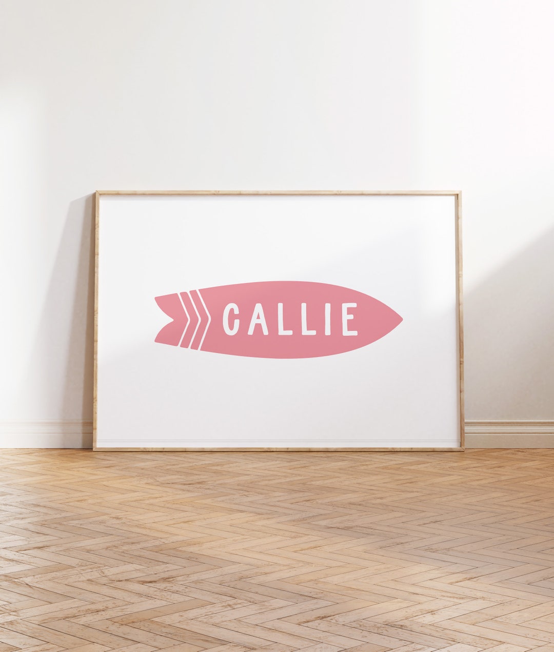 Personalized Name Surfboard Downloadable Print Name, Custom Baby Name ...