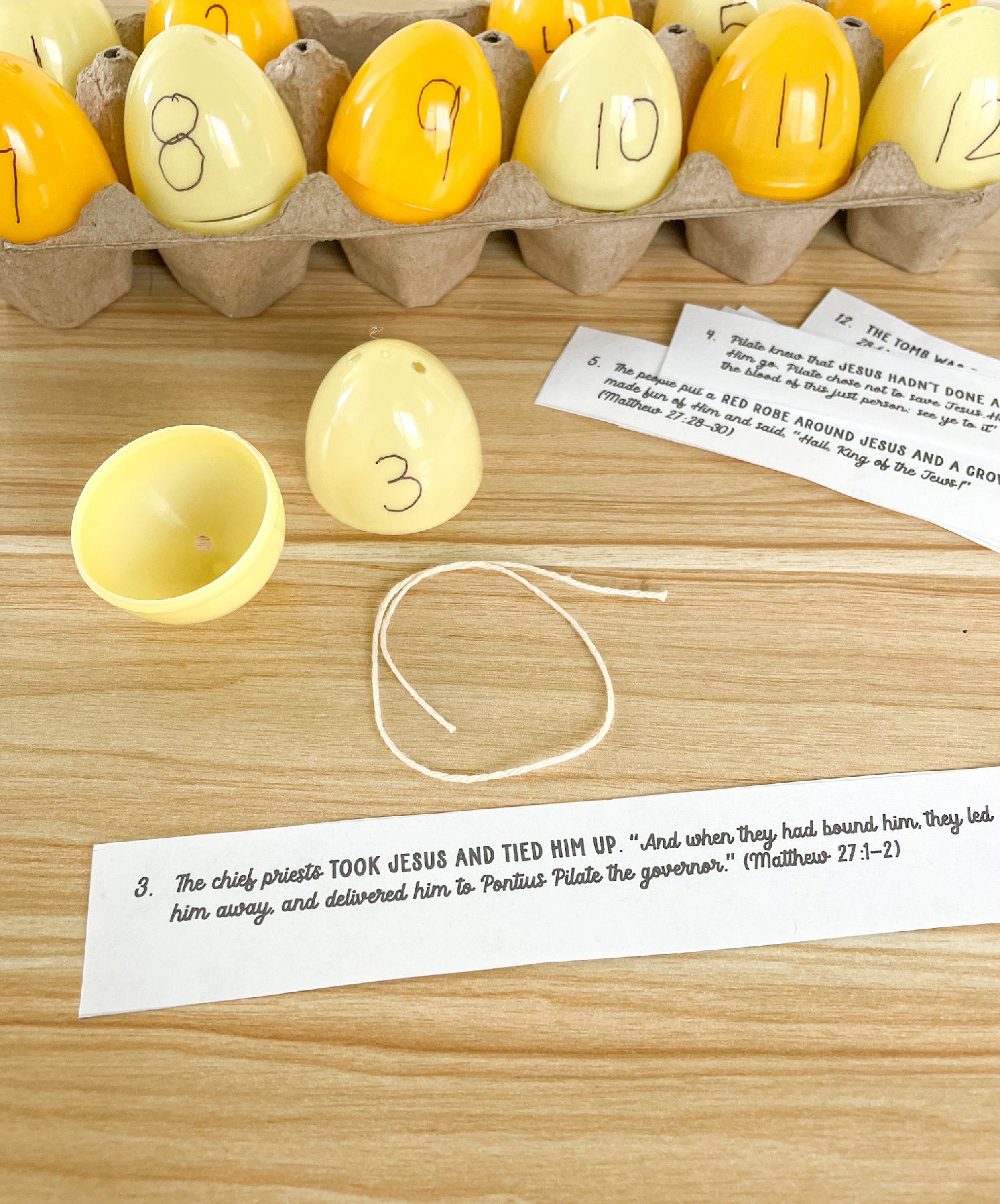 Printable Resurrection Eggs Story Easter Egg Hunt Kids Activity, Easter ...