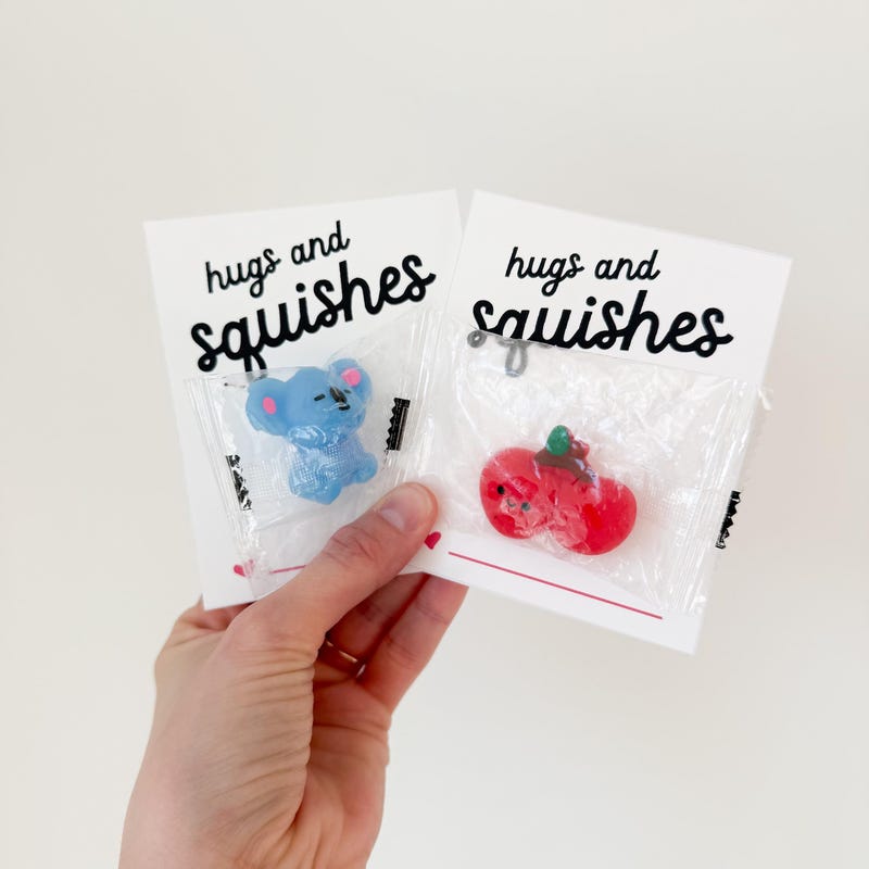 Squishy Valentine Card - Etsy