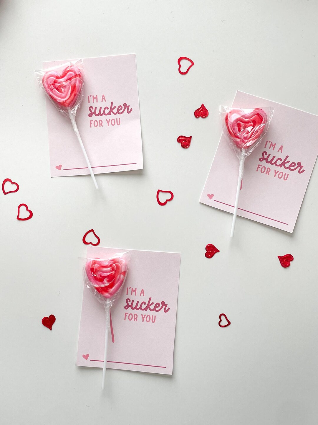 Printable I'm a Sucker for You Valentine Tag, Lollipop Tag, Printable ...