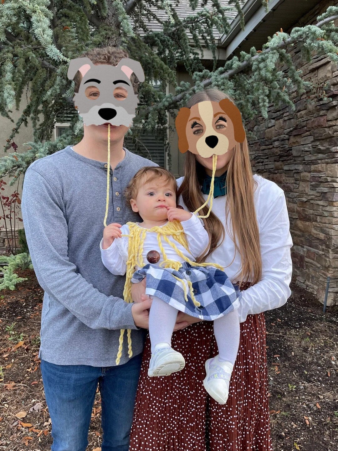 Printable Lady and the Tramp Inspired Masks, Costume Printable Mask ...