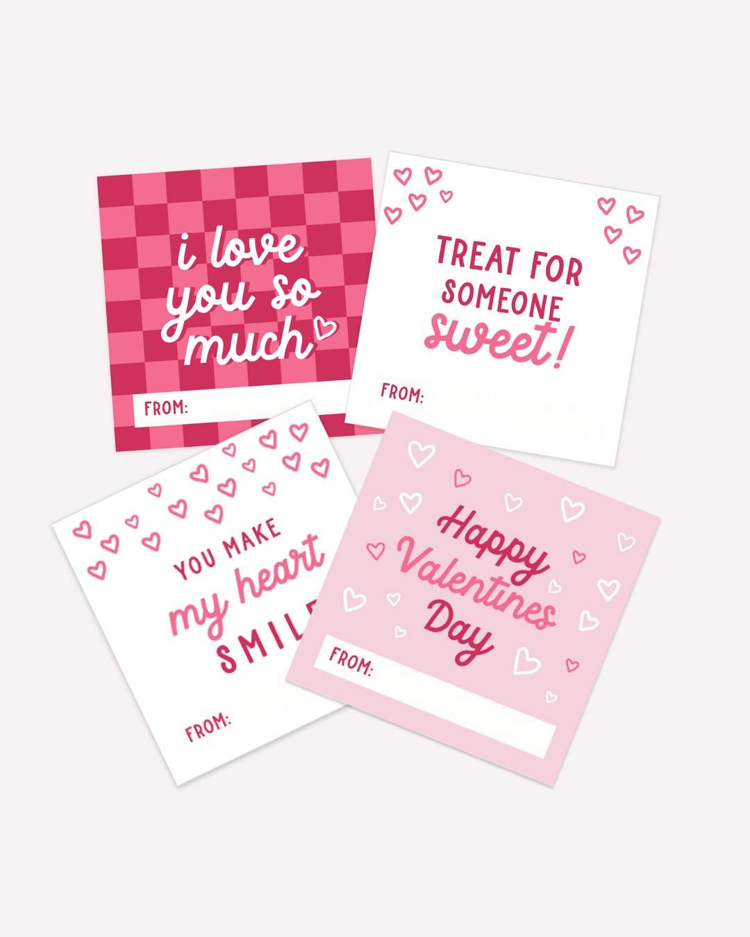 Printable Valentine's Day Cards, Classmate Valentines Cards, Happy ...