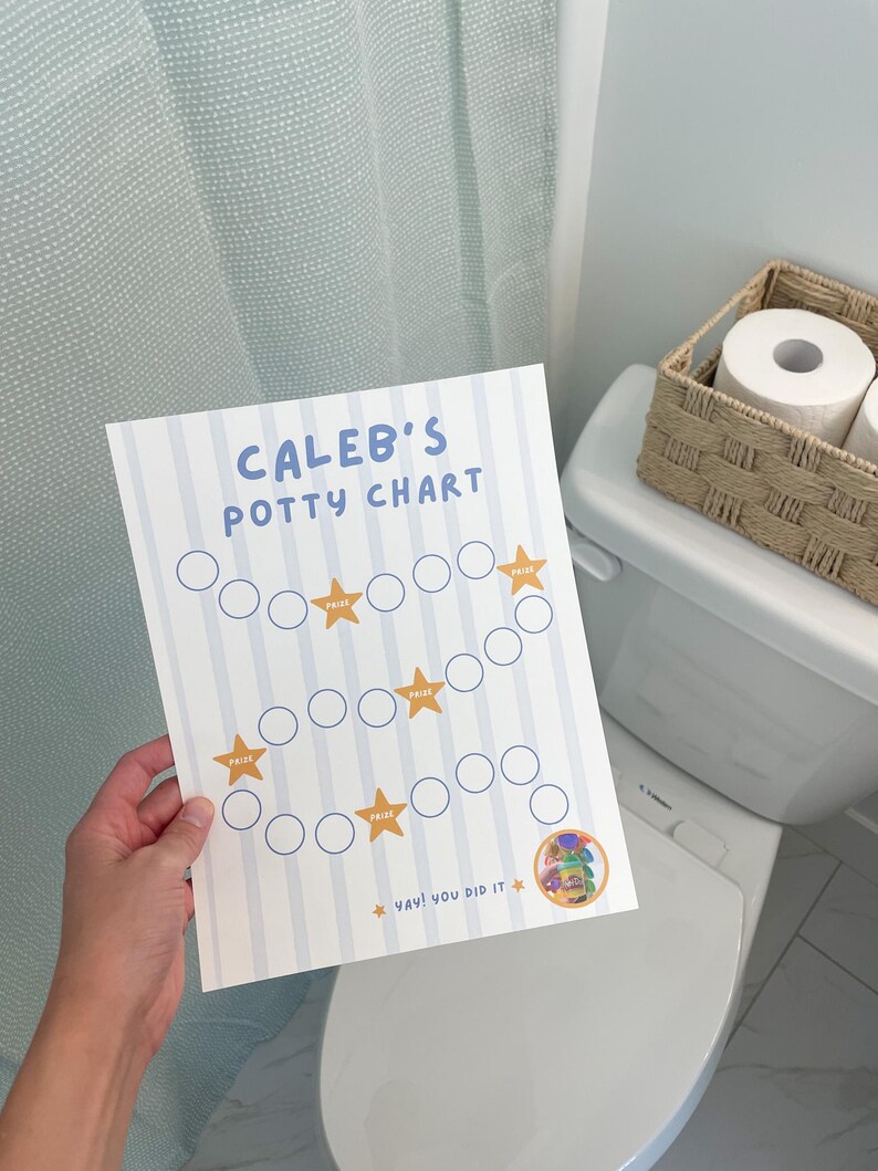 Editable Potty Training Chart: Custom Reward Tracker (digital Download ...