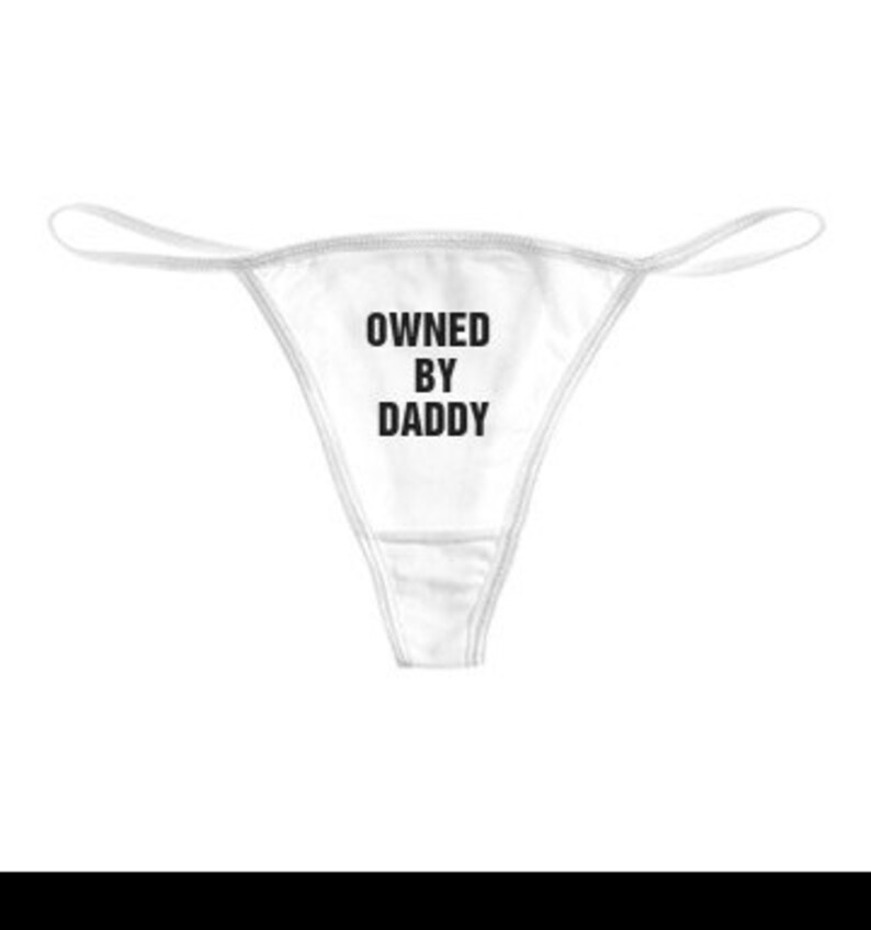 Owned By Daddy Thong Panties Etsy