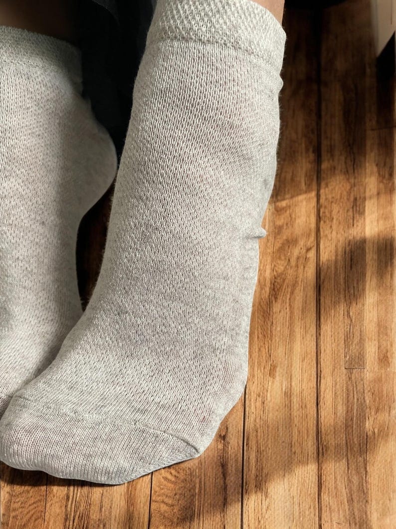 Set of 9 Pairs of Women's Linen Ankle Socks - Organic Linen Yarn ...