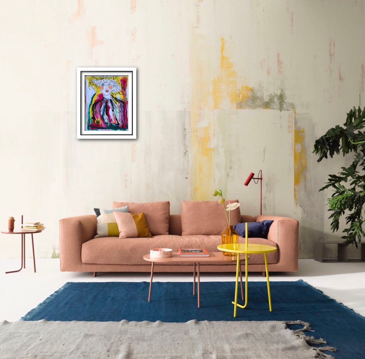 11x14 Female Figure Wall Decor,modern Wall Art,handmade,abstract ...