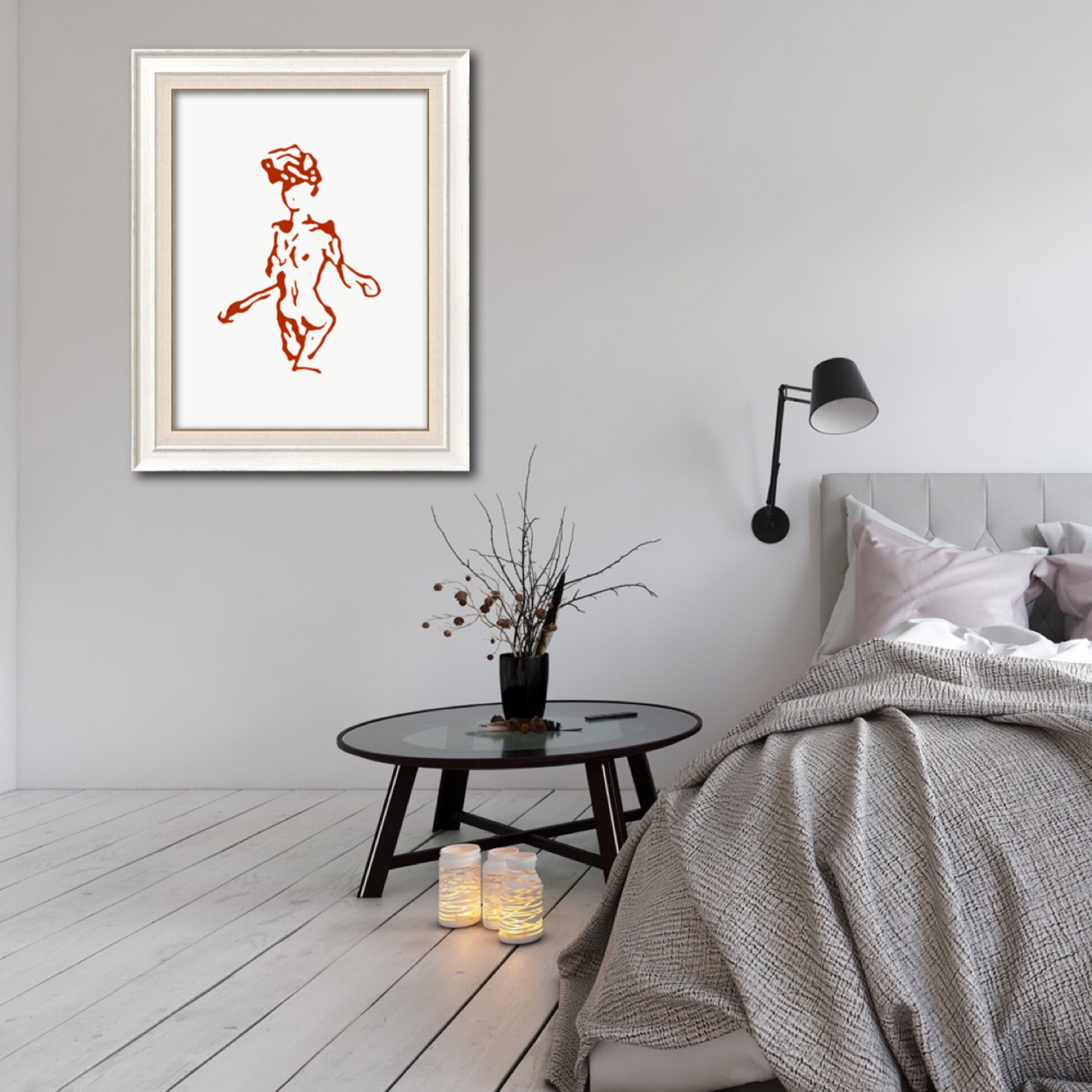 Woman Silhouette, Female Silhouette, Abstract Line Art, Simple Art ...