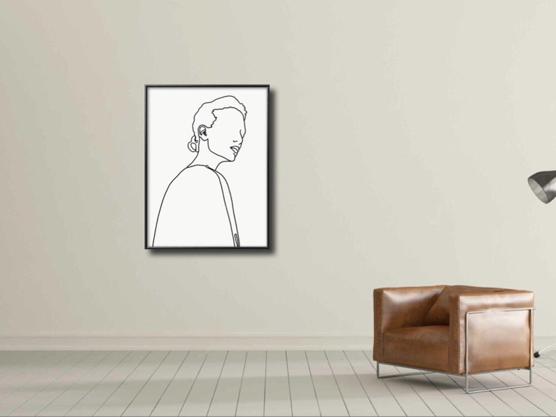 Minimalist Drawing,digital Download,fashion Wall Art,affordable Art ...