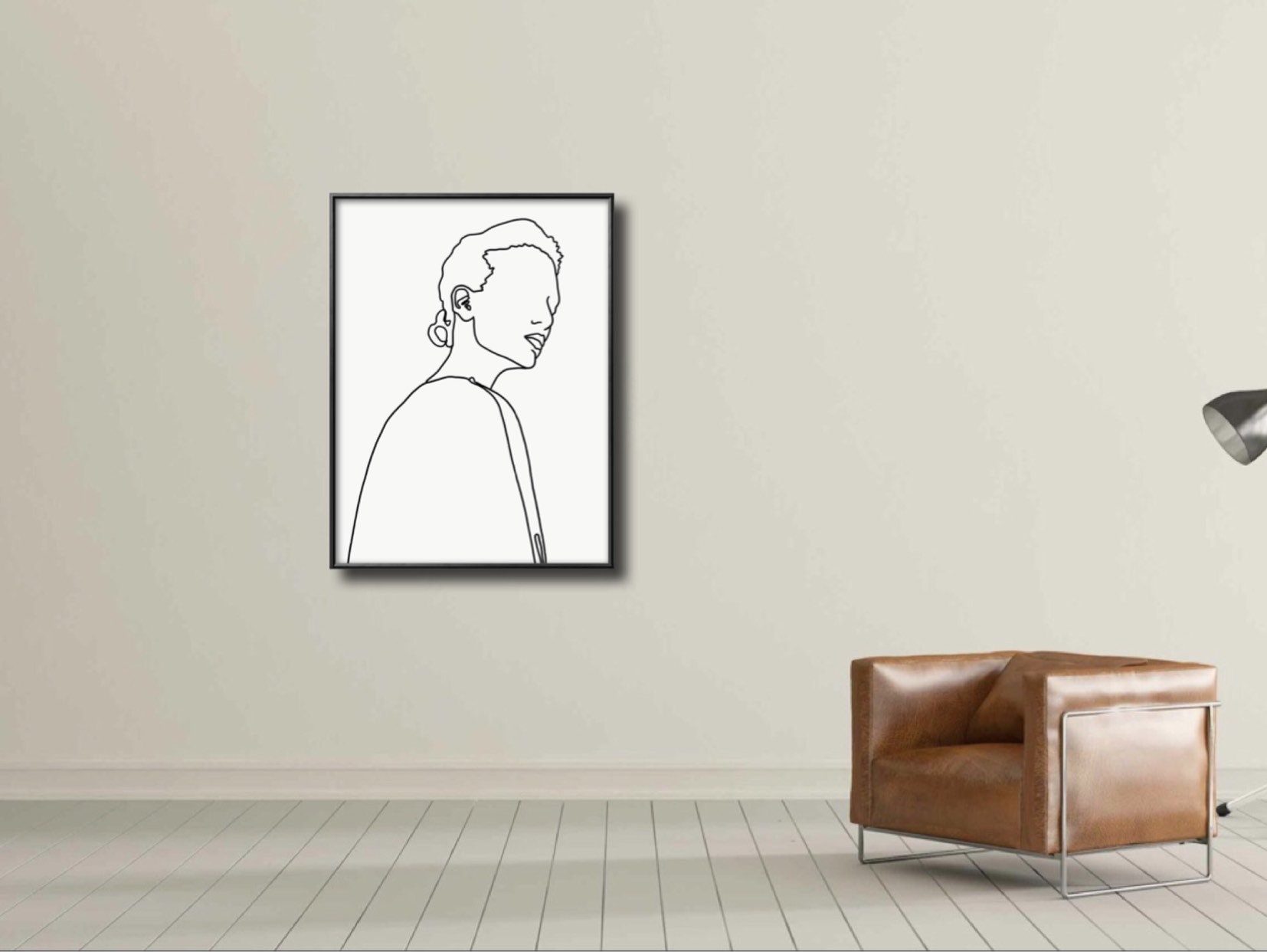 Minimalist Drawing,digital Download,fashion Wall Art,affordable Art ...